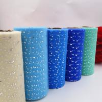 China Durable Organza Tulle Rolls with 28E Density and 100Y Length for sale