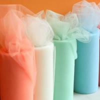 China Organza Tulle Rolls 100 Yards Length 100Y Care Instructions Hand Wash Or Dry Clean for sale