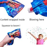 China Inflatable Toy Fireworks Gun Handheld Confetti Poppers Cannons For Wedding Birthday Graduation Fun Party Supplies for sale