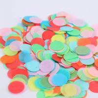 China Round Aluminum Foil Flame Retardant Paper Confetti Cannon Metal Boom Manual Party Popper for sale
