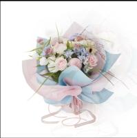 China Two-color Korean Wrapping Paper Waterproof Flower Bouquet Packaging for sale