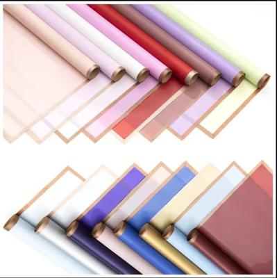 China Waterproof Flower Wrapping Paper for Bouquets Customizable Colors for sale