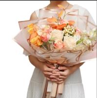 China Waterproof Flower Wrapping Paper for Bouquets Customizable Colors for sale