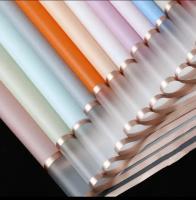 China Gold Side Korean Waterproof Flower Wrapping Paper Florist Supplies Colorful Packing Papers for sale