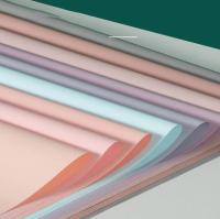 China Solid Color Macaron Flower Packaging Paper Ideal For Gift Craft Industry for sale