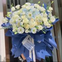 China Solid Color Macaron Flower Packaging Paper Ideal For Gift Craft Industry for sale