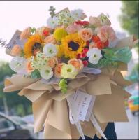 China Solid Color Macaron Flower Packaging Paper Ideal For Gift Craft Industry for sale