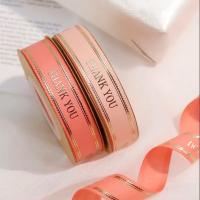 China High quality 3D hot stamping grosgrain customized printed ribbon for sale