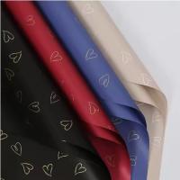 China 20PCS Love hearts printing waterproof paper wrapping flowers Flower Wrapping Paper for sale