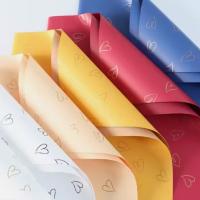 China 20PCS Love hearts printing waterproof paper wrapping flowers Flower Wrapping Paper for sale