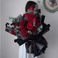 China 20PCS Love hearts printing waterproof paper wrapping flowers Flower Wrapping Paper for sale