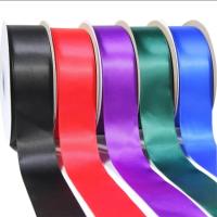 China Double Sided Satin Ribbon 100 Yards 38mm for Holiday Celebration in Pastel Colors for sale