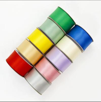 China 196 Colors Polyester Satin Ribbons for Gift Wrapping Custom 3mm-100mm Width for sale