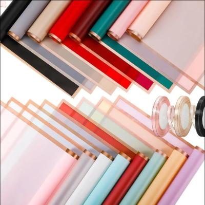 China Waterproof BOPP Flower Wrapping Paper 58*58cm for Korean Florist Packaging for sale