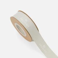 China Custom Embossed Ribbon for Craft Packaging Sustainable Polyester Glitter Satin Grosgrain for sale