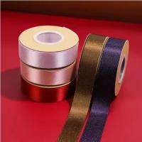 China High Tenacity Polyester Satin Ribbon Gift Box Packing Custom Printed Logo Glitter for sale