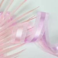 China Polyester Double Face Organza Ribbon Roll 1 Inch Width for Wedding Craft Gift Bow for sale