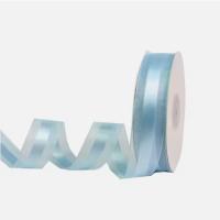 China Polyester Double Face Organza Ribbon Roll 1 Inch Width for Wedding Craft Gift Bow for sale