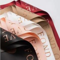 China 50g Love Bronzing Waterproof Tissue Paper for Custom Bouquet Wrapping and Packaging for sale