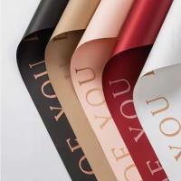 China 50g Love Bronzing Waterproof Tissue Paper for Custom Bouquet Wrapping and Packaging for sale