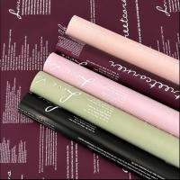 China Customized Color Opaque Flower Wrapping Paper for Waterproof Gift Packaging for sale
