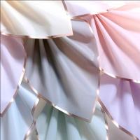 China Korean Bouquet Wrapping Paper Flower Pure Color Waterproof Translucent Gold Edge Paper for sale