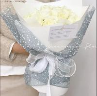 China Fancy Design Snow Mesh Wrapping Paper in Bright Colors for Flower Packing for sale