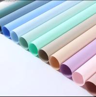 China Flower Packaging Solution Waterproof Paper Sheet with Solid Plastic Cellophane Wrapping for sale