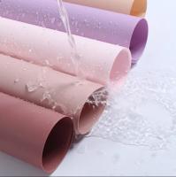 China Flower Packaging Solution Waterproof Paper Sheet with Solid Plastic Cellophane Wrapping for sale