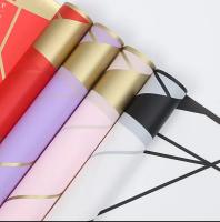 China Waterproof Bouquet and Flower Wrapping Paper Trendy Design Package Size 59X34X0.35 cm for sale