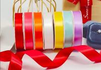 China 100% Polyester Satin Ribbon Roll for Floral Bouquets and Gift Packaging for sale