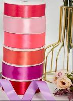 China 100% Polyester Satin Ribbon Roll for Floral Bouquets and Gift Packaging for sale