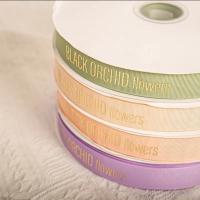 China Polyester Custom Printed Gift Ribbons for Bows Crafts Garment and Gift Decoration for sale