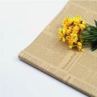 China New Design Printing Newspaper Kraft Wrapping Paper Craft Flower Wrapping Paper For Flowers for sale