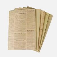 China New Design Printing Newspaper Kraft Wrapping Paper Craft Flower Wrapping Paper For Flowers for sale