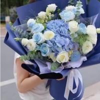 China Wholesale custom design pure color rose gift packaging wrapping paper for flower bouquet for sale