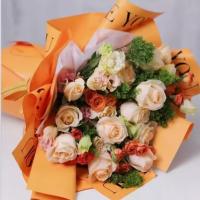 China Valentine's Day Hugs gift for packaging floral custom bouquet wrapping paper Flowers wrapping paper for sale