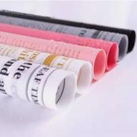 China English letters Printed Brand Logo Custom Tissue Paper Customize Pattern Text Flower Package Paper Gift Wrapping Paper for sale