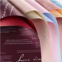 China Waterproof Bouquet Paper translucent wrapping flower wrap paper floral gift packaging paper for flowers for sale