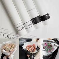 China White thickened Gift Wrap Waterproof Florist Bouquet Wrapping Paper Korean Wrapping Paper for sale