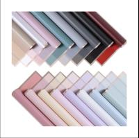 China Waterproof Translucent Gold Edge Paper The Ideal Choice for Korean Bouquet Wrapping for sale