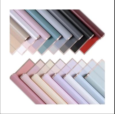 China Waterproof Translucent Gold Edge Paper The Ideal Choice for Korean Bouquet Wrapping for sale