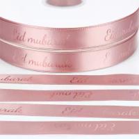 China Polyester Satin Ribbon Laces Stock Sale 25mm for Gift Packaging for sale