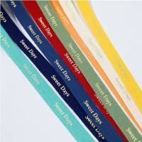 China Eco-Friendly Tencel Double Face RPET Ribbon Roll for Gift Wrapping in Many Colors for sale