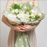 China Waterproof 8colors Flower Wrapping Paper for Florist Spot Mist Bread Flower Packaging for sale