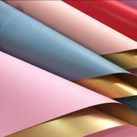 China Florist Packaging Flower Wrapping Paper with Double Sides Printing in 56*56 -2 cm for sale