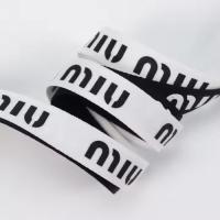 China Customized Logo Printing 13mm Grosgrain Ribbon Roll in Black White for Bottle Flowers for sale