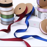 China Custom Logo Printed Satin Gift Wrap Ribbon with Polyester Decoration for sale