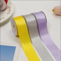 China Polyester Satin Gift Wrap Ribbon 196 Colors for Single and Double Face for sale