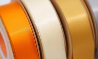 China Polyester Satin Gift Wrap Ribbon 196 Colors for Single and Double Face for sale